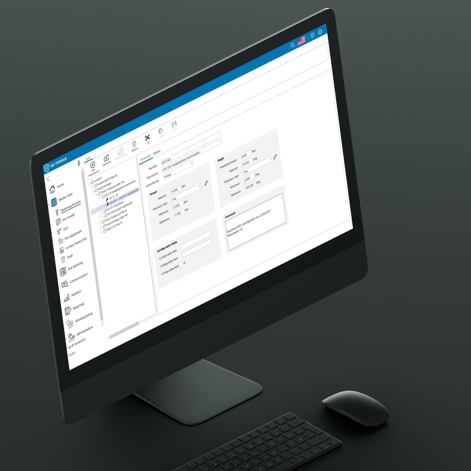 Quality control software - QS-Torque - CSP GmbH & Co. KG - resource management / workshop ...