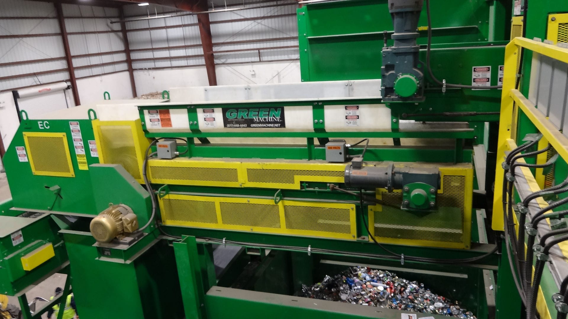 Non-ferrous metal separator - Green Machine - eddy current / for the ...