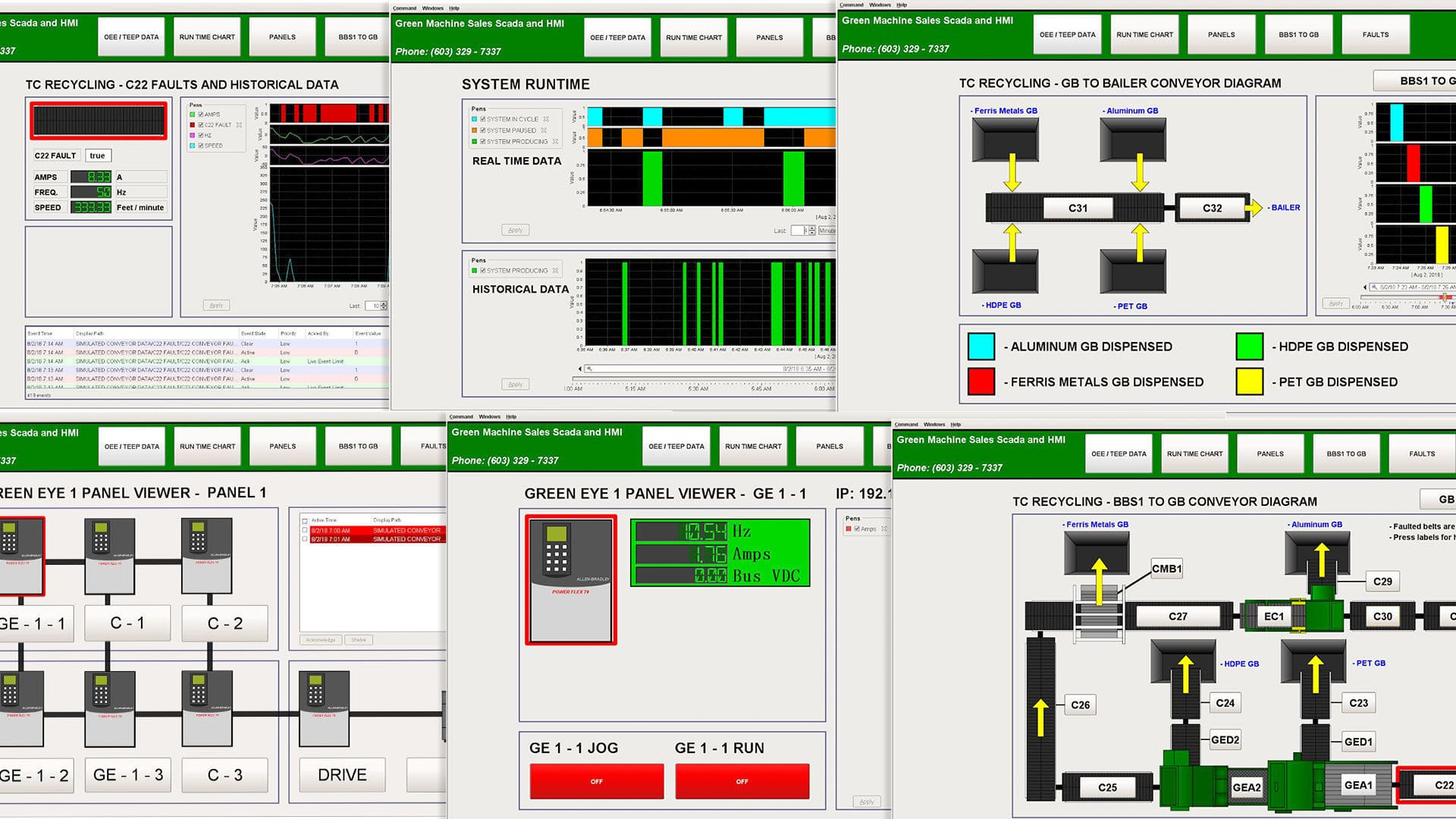 SCADA software - Green Machine - management / data analysis / control