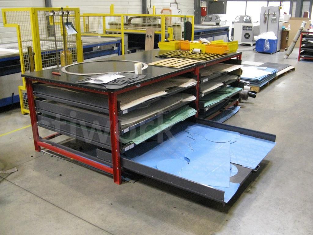 Picking shelving - ACTIWORK - handling / with drawers / dynamic