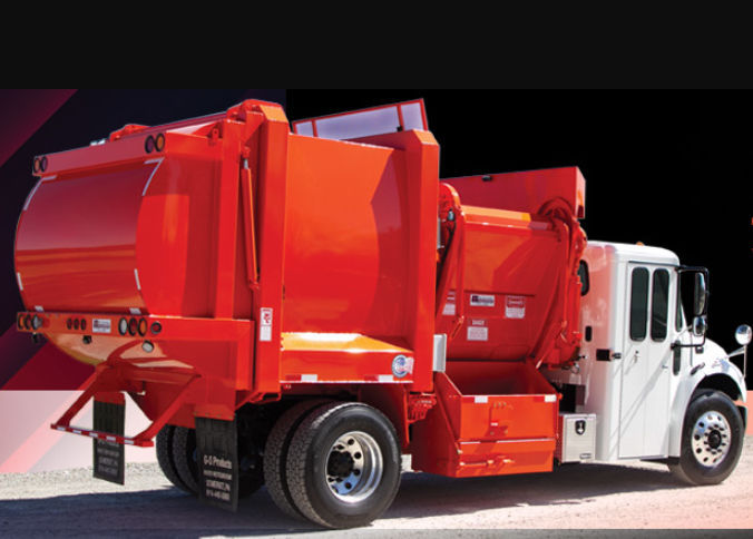 Waste collection vehicle with dump bed - MPD15 - G-S products