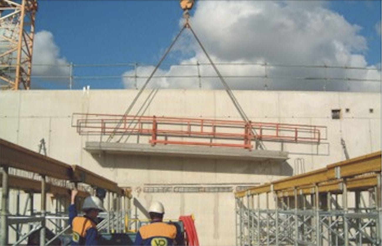 Galvanized guardrail - COPAC - for construction site