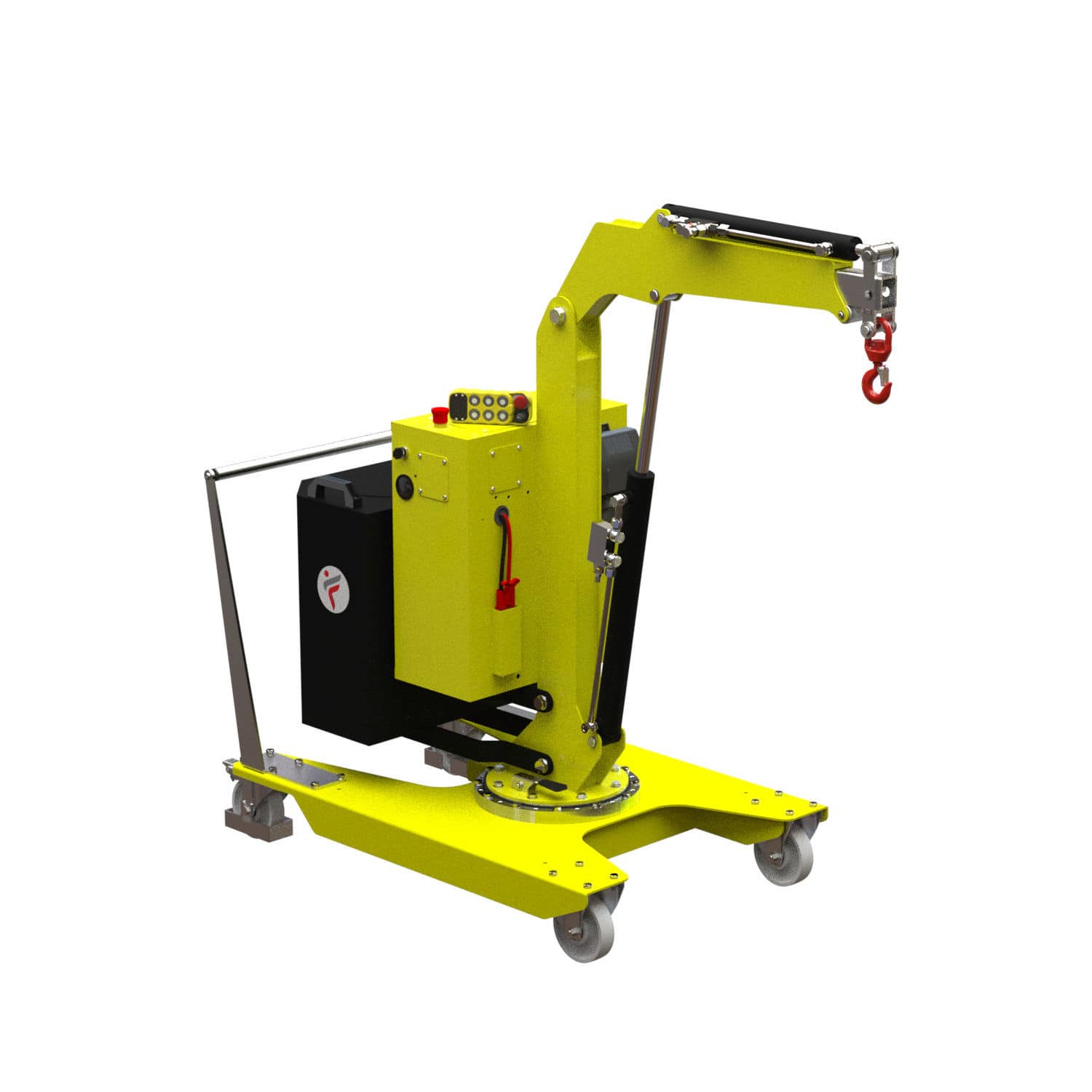 Mini shop crane with counterweight - 01B2SER_400 - Flex Lifting Cranes ...