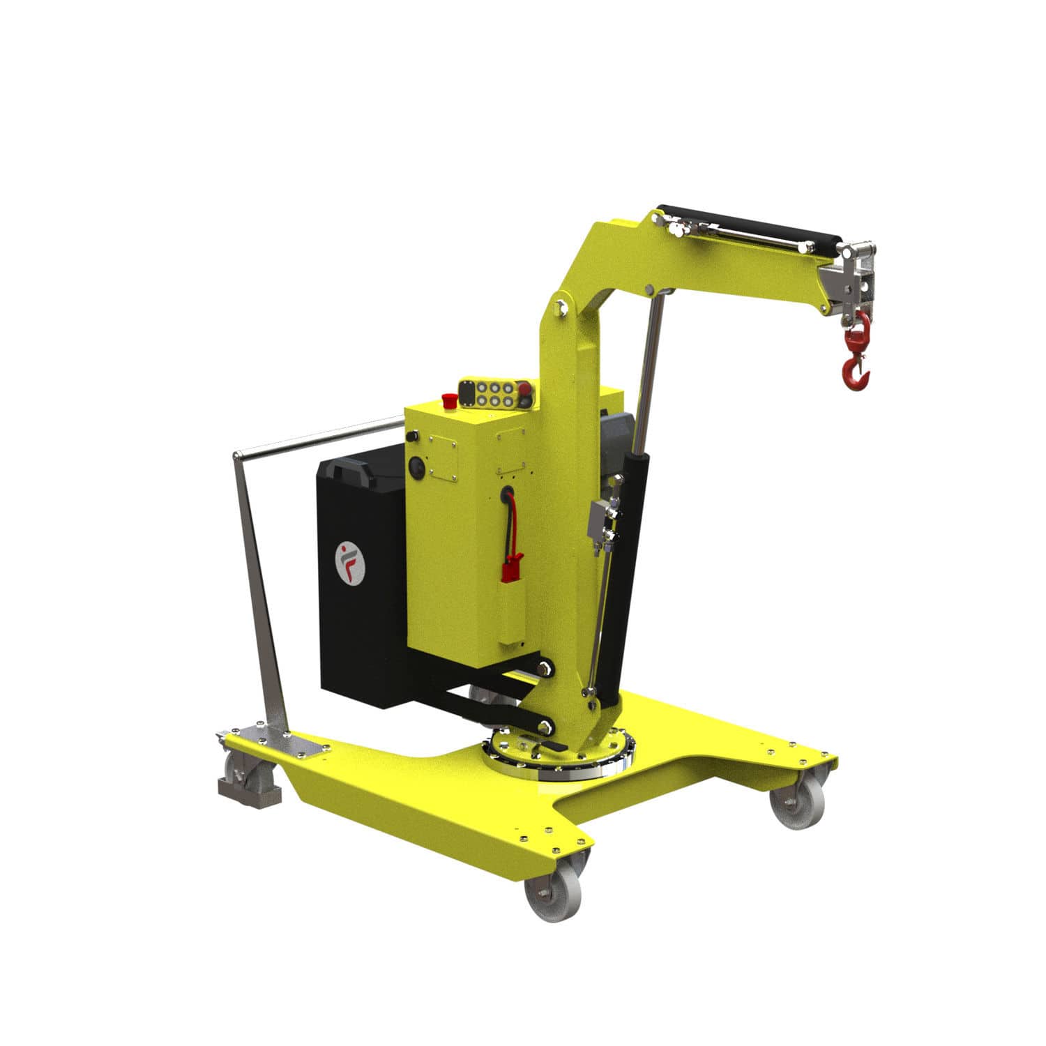 Mini shop crane with counterweight - 01B5SER_400 - Flex Lifting Cranes ...