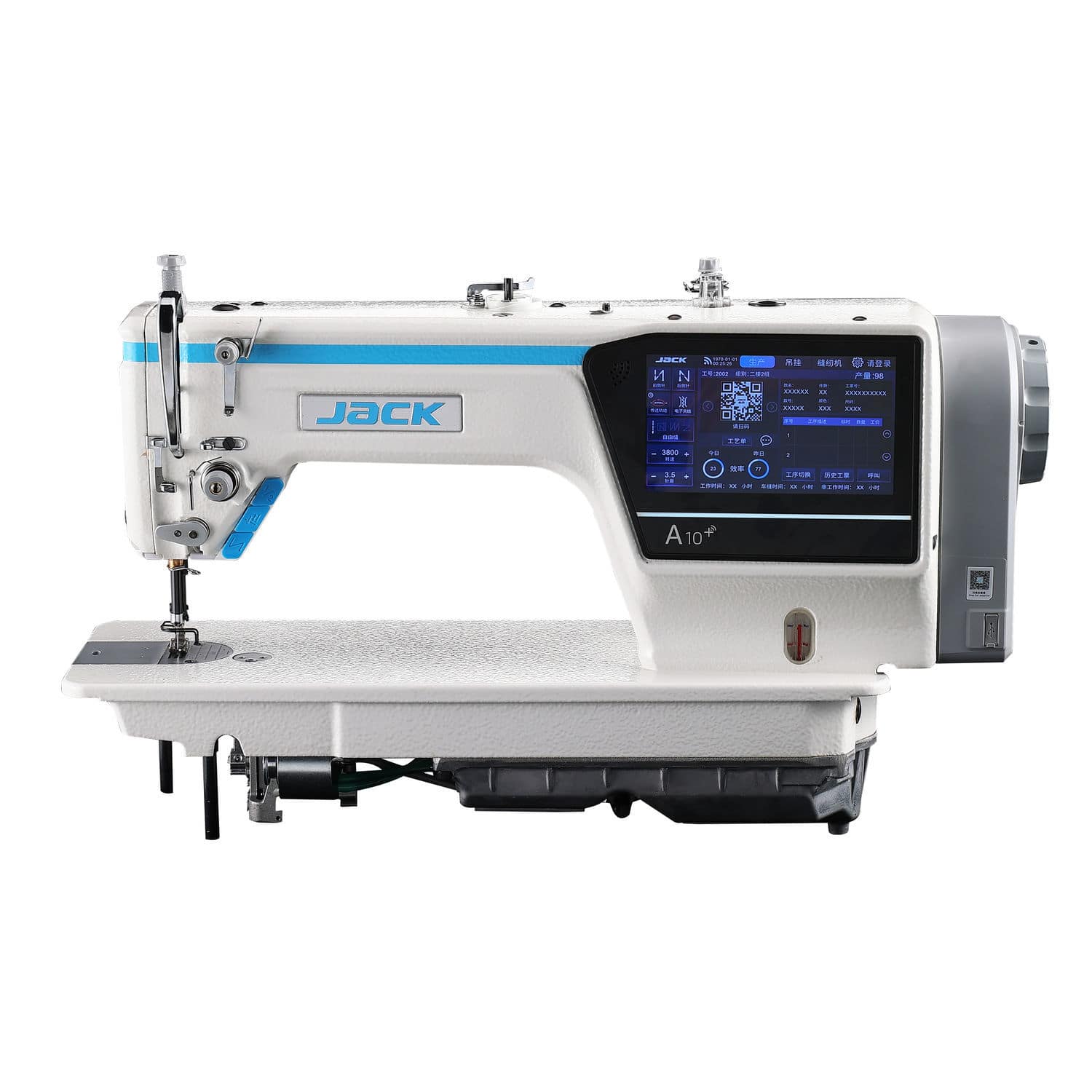 Lockstitch stitcher - A10+ series - Jack - 2-thread / fabric / table