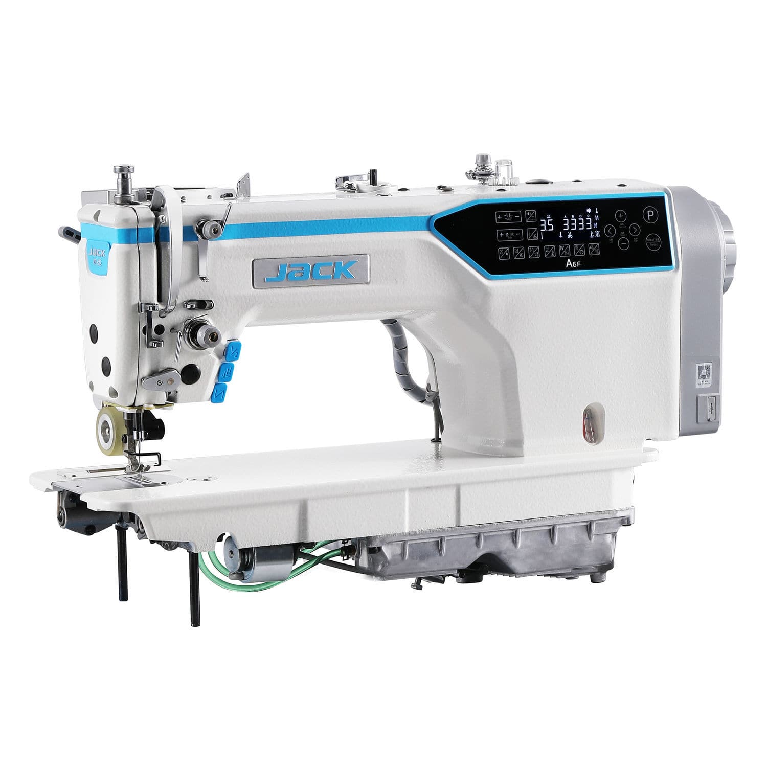 Lockstitch stitcher - A6F-E series - Jack - 2-thread / button / table