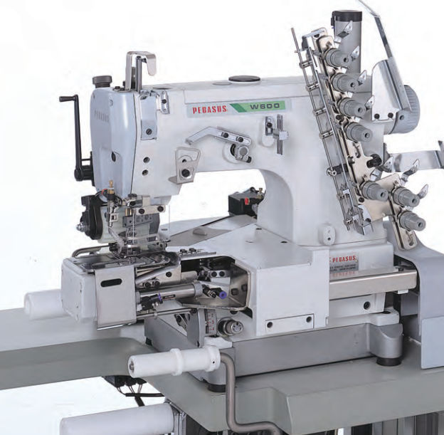 Double chain stitch sewing machine - W674 series - Pegasus - four ...