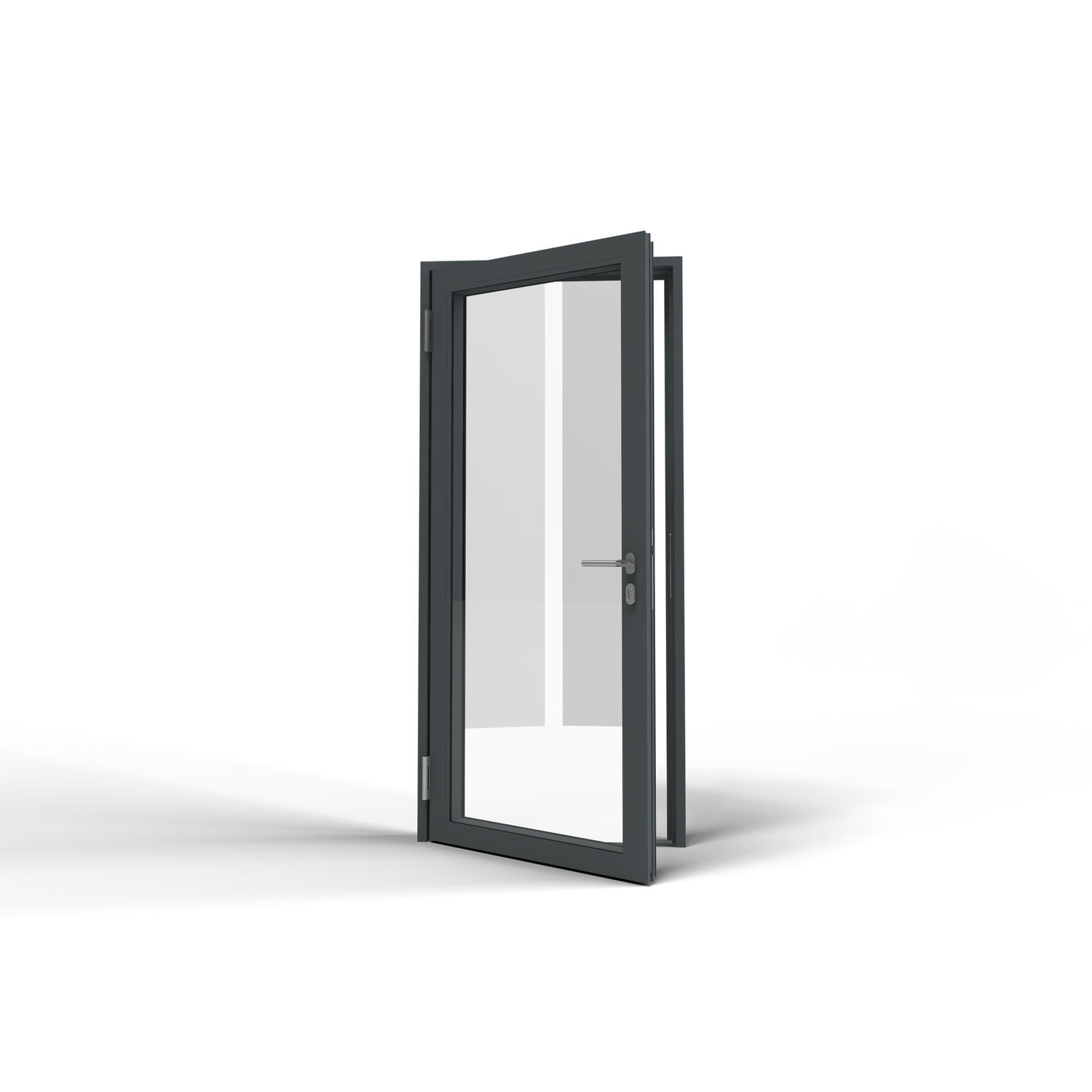 Aluminium door system - ATB 100 - Lindner Group - glazed / indoor / safety