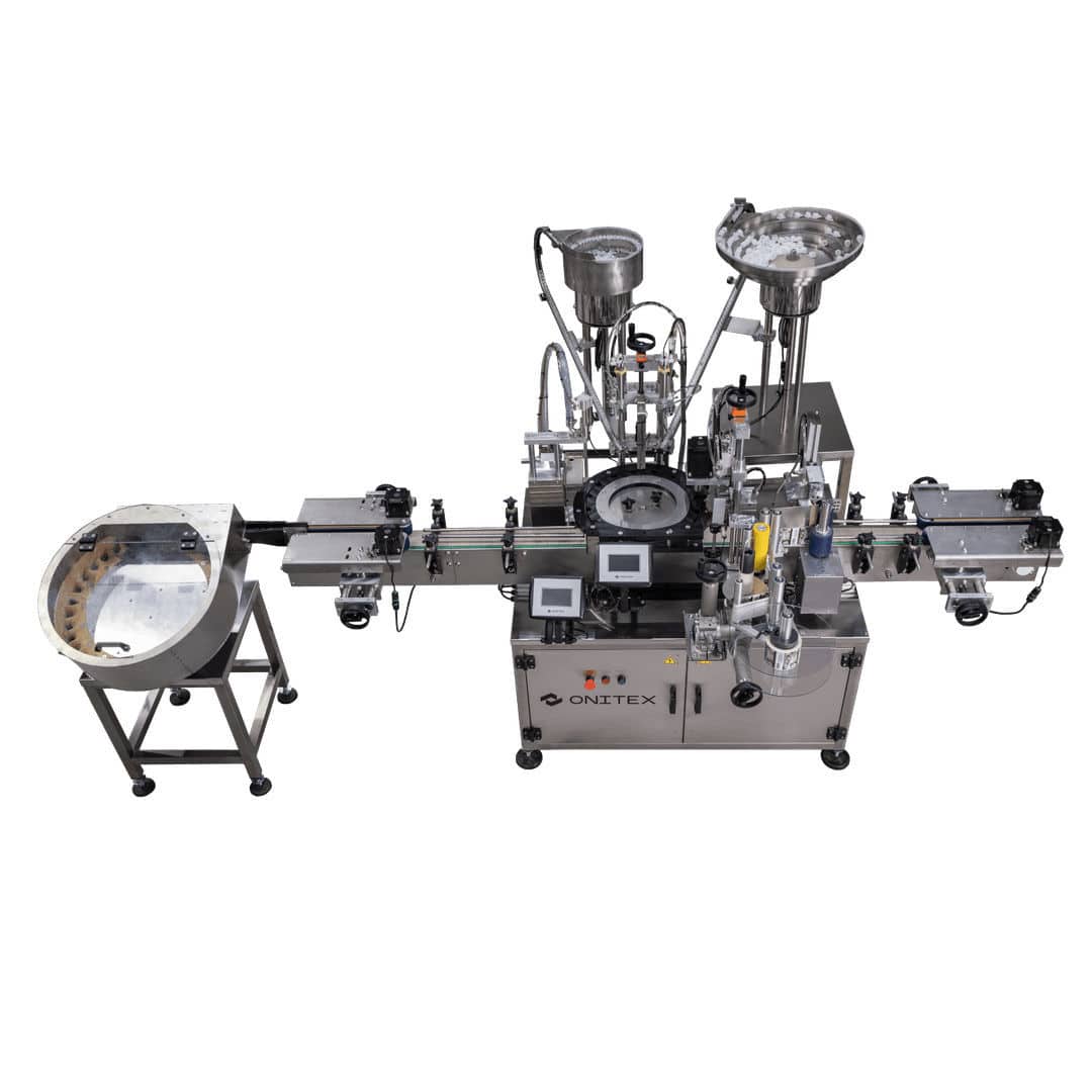 Automatic filler-capper-labeler - T300 Triblock - Onitex Automation d.o ...