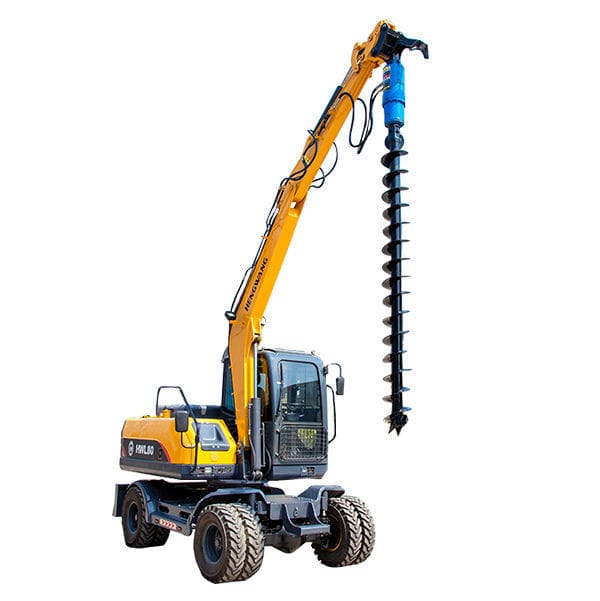 Excavator mounted pile driver - HW8000B - Shandong Hengwang Group Co., Ltd.