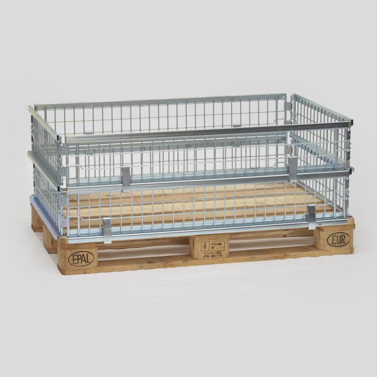Metal pallet collar - G8H200 - Italfil - foldable