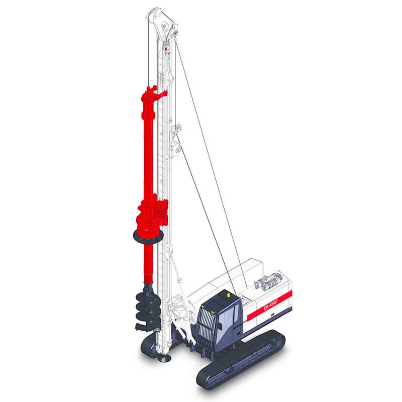 Crane drilling rig - CH 450 - Comacchio - rotary