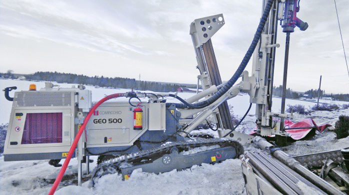 Crawler drilling rig - GEO 500 - Comacchio - rotary