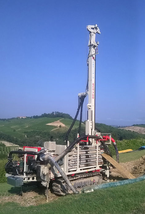 Crawler drilling rig - GEO 700 A - Comacchio - rotary