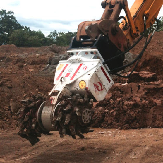 Excavator hydraulic milling cutter - AQ-6 - Antraquip