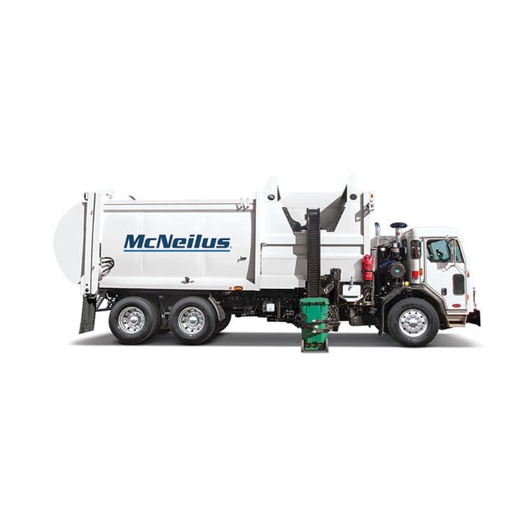 Side-loader waste collection vehicle - ZERO RADIUSTM - McNeilus - diesel