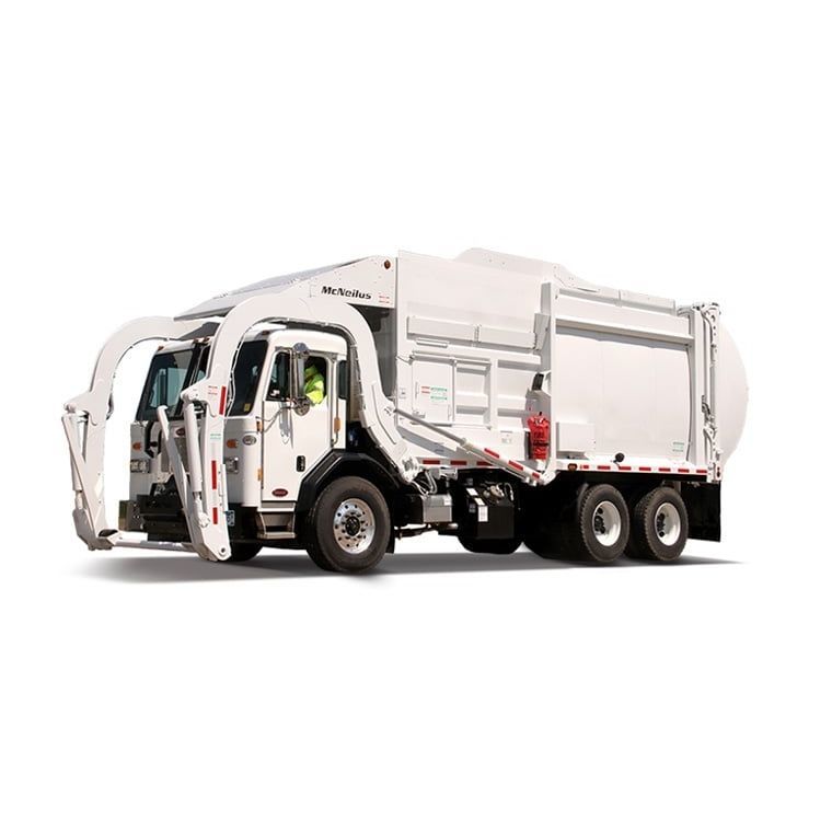 Front-loading waste collection vehicle - ATLANTIC - McNeilus - diesel