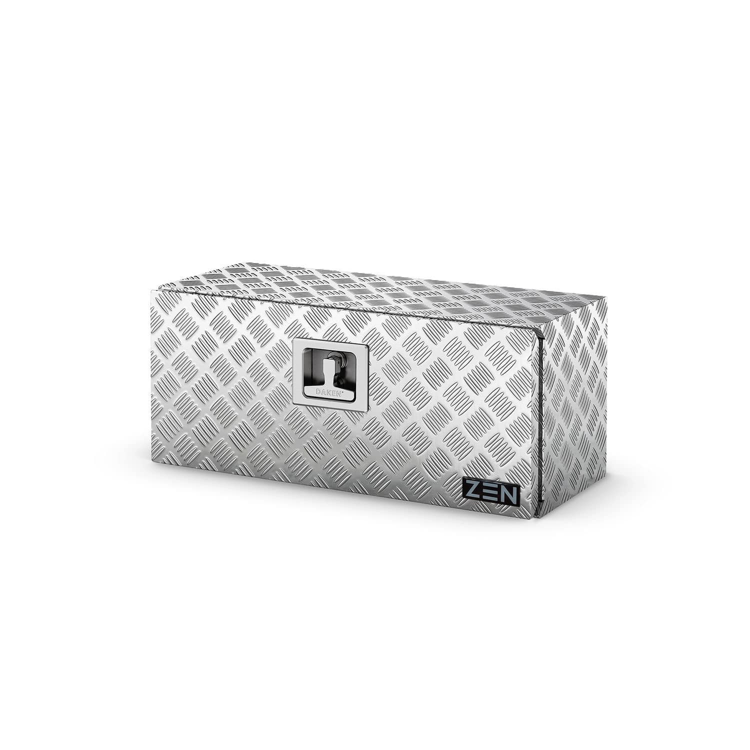 Trailer toolbox - Z76 underfloor - DAKEN SPA - with handle / aluminum