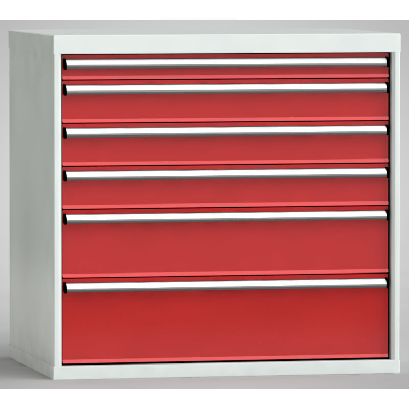 6-drawer cabinet - SJB1000-06NP-001 - KLW LUTZ - storage / floor ...