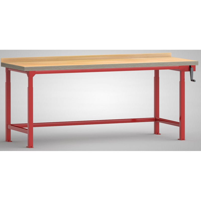 Beech workbench - WPHL01-20M45-X3D01 - KLW LUTZ - for workshops / metal