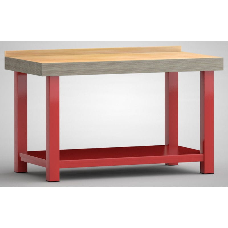 Beech workbench - WPX05N-1500M100-X7000 - KLW LUTZ - for workshops ...