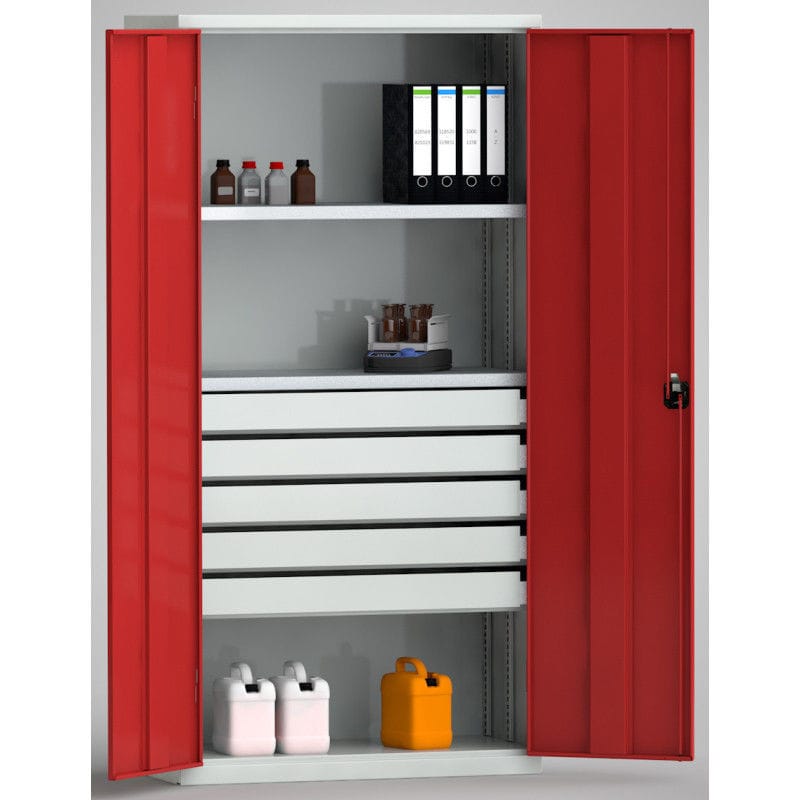 Protective cabinet - UNIVERSAL - KLW LUTZ - office / floor-mounted / 5 ...