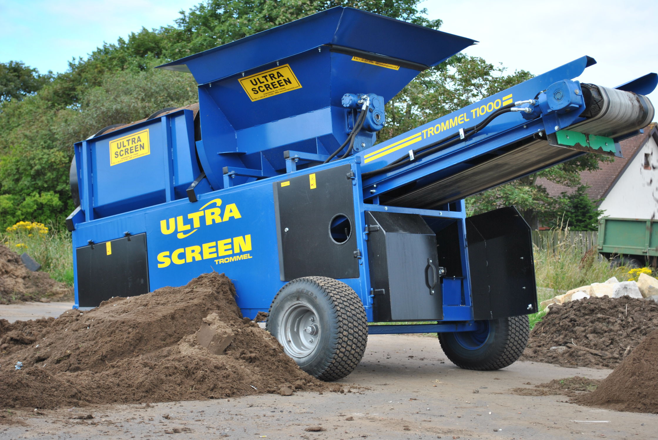 Mini screener - T-1000 - Compact Screens - dry screening / mobile / drum