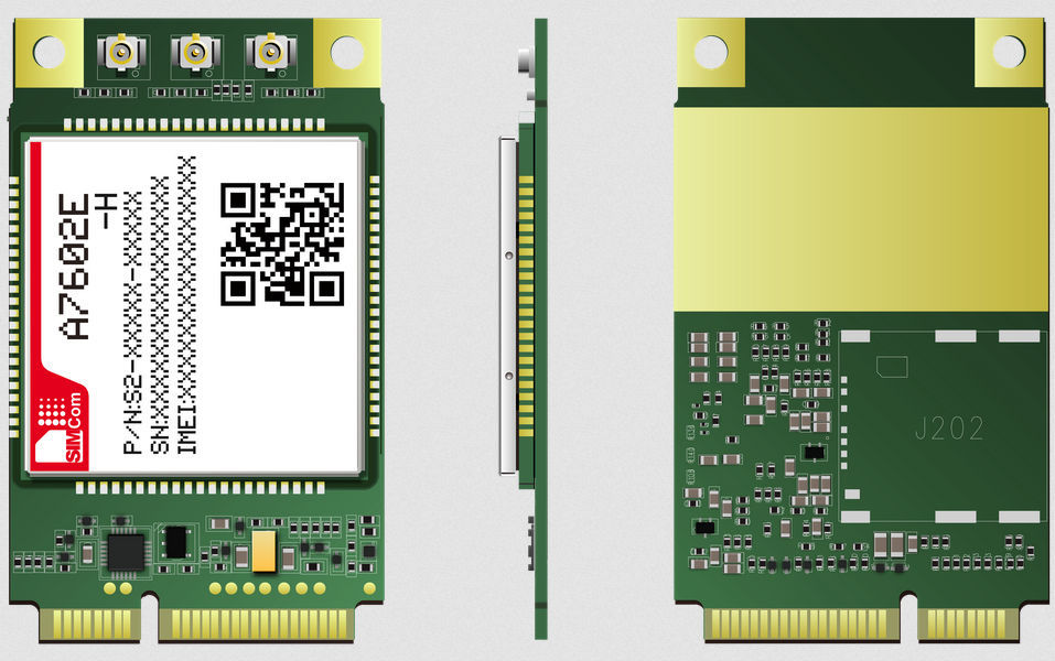 4G wireless module - A7602E-H-PCIEA - SIMCom Wireless Solutions Ltd. - USB / LTE / PCIe