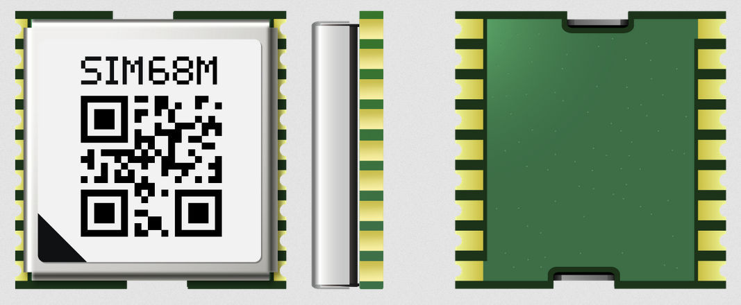 GNSS module with active antenna - SIM68M - SIMCom Wireless Solutions Ltd. - GPS / GLONASS / GALILEO