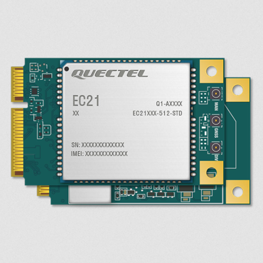 LTE wireless module - EC21 series - Quectel - USB / 4G / GNSS