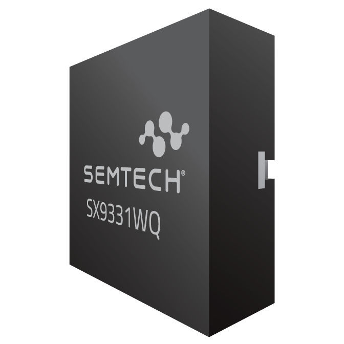 Capacitive proximity sensor - SX9331WQ - Semtech - square / serial ...
