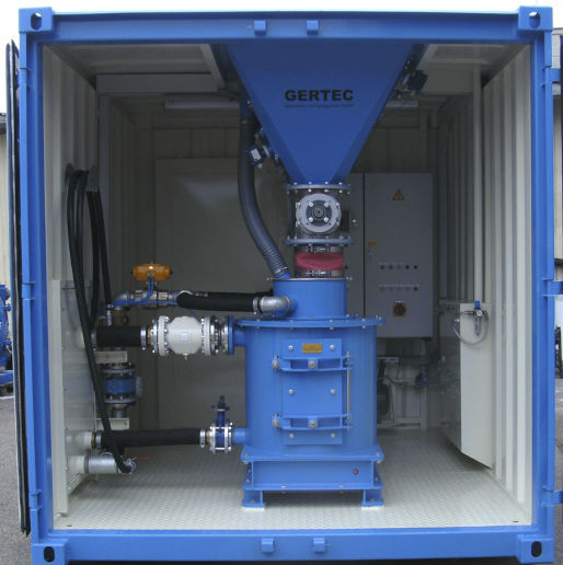 Continuous mixer - DM-30-EC - GERTEC - dynamic / vertical / construction