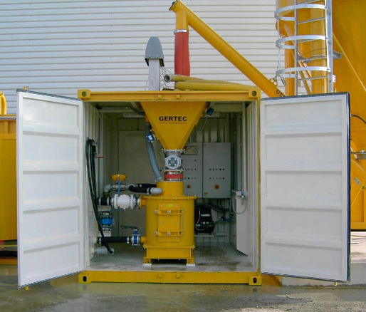 Continuous mixer - DM-60-EC - GERTEC - dynamic / vertical / construction