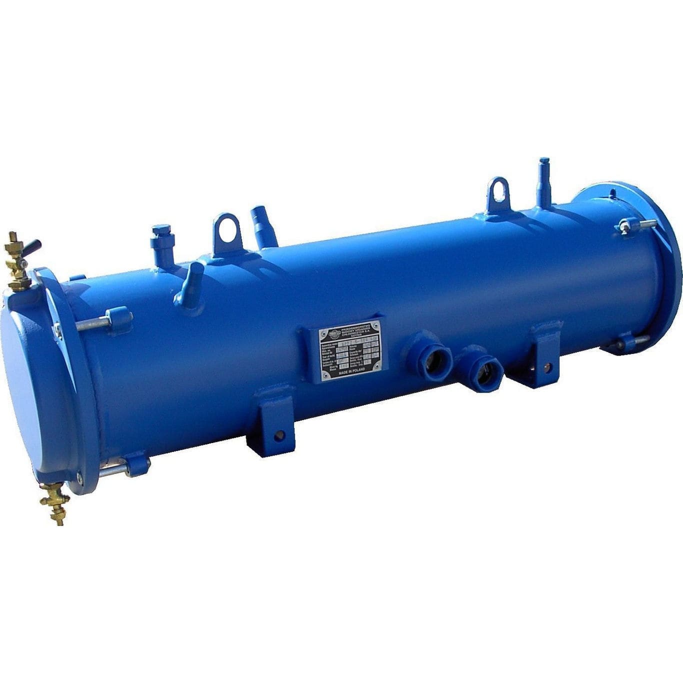 Cooled condenser - SP series - Climarem - shell and tube / copper ...