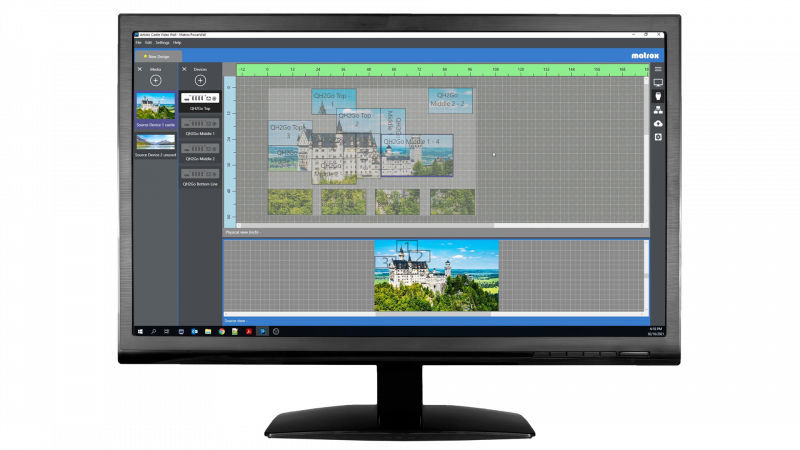Design software - PowerWall - Matrox Video - network / for displays ...