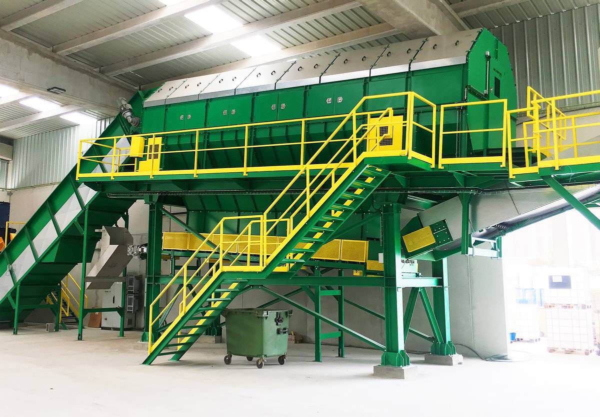Dry screening sieving machine - TROM - Reverter Industries - for ...