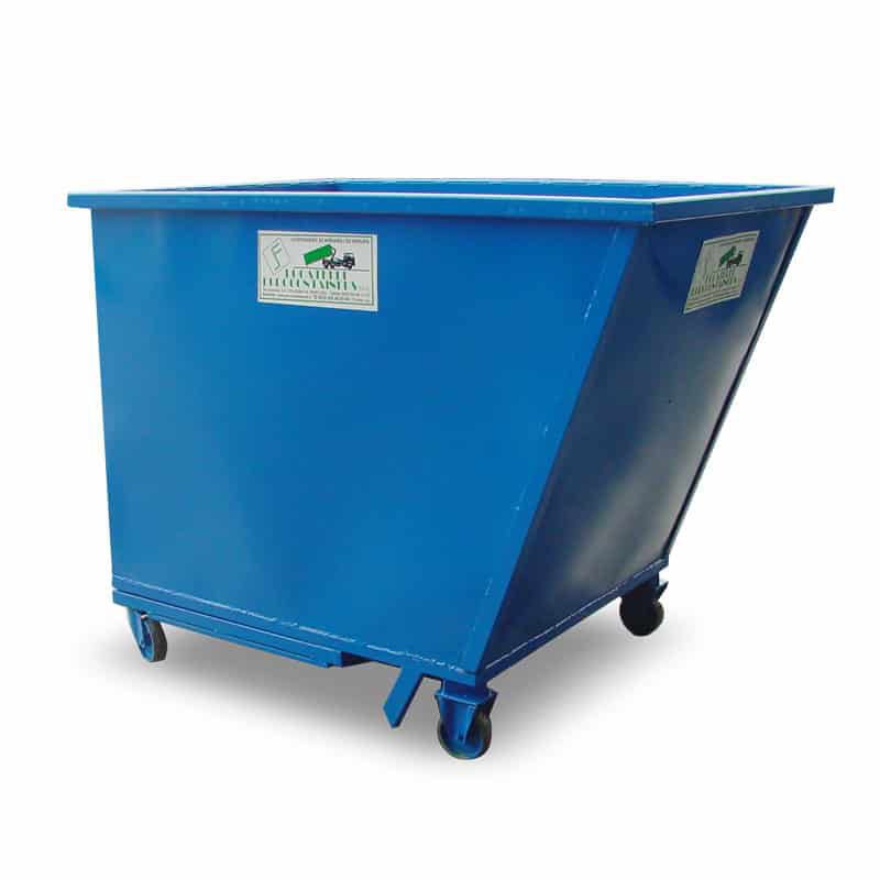 Transfer cart - Locatelli Eurocontainers - metal / for waste containers ...