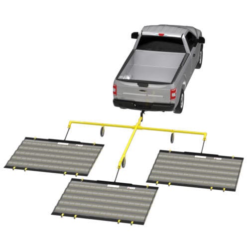 Airport runway sweeper - RZR-TRplx - FOD - truck-mounted / motorless