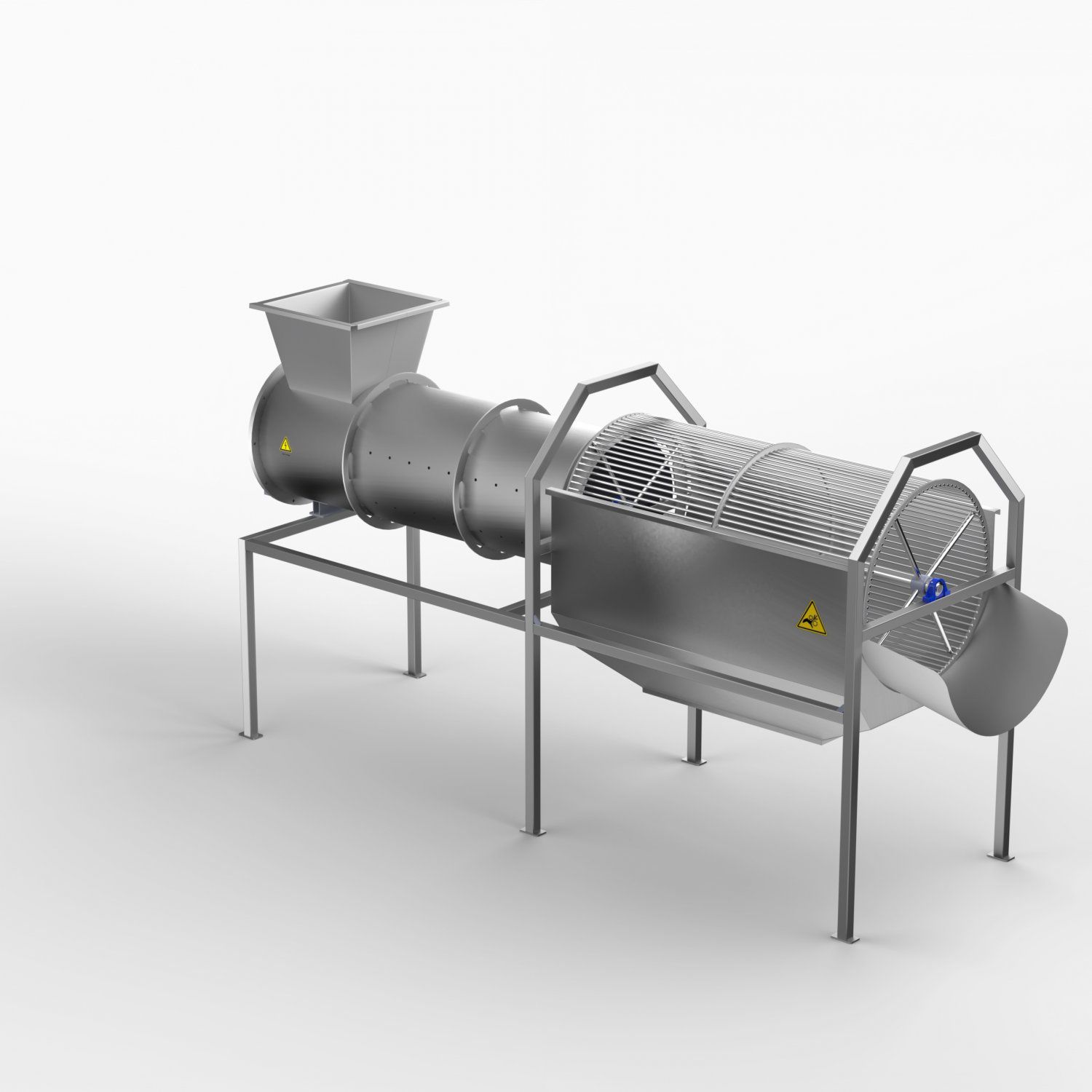 Mussel washing machine - HIDRONER AQUACULTUR EQUIPMENTS - drum