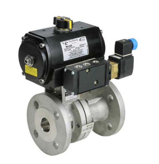 Ball valve - Meca-Inox - lever / pneumatic / for chemical products