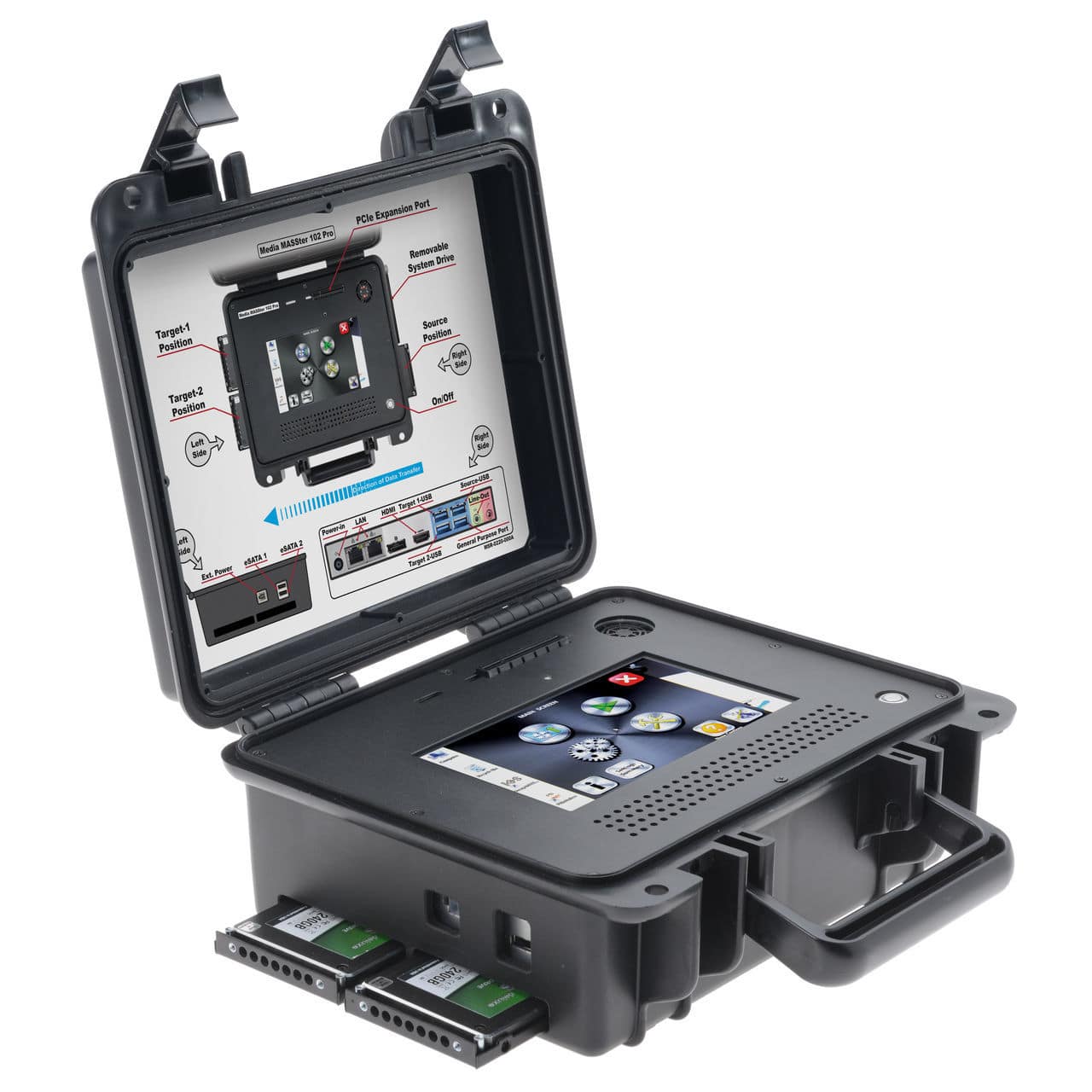 Forensic hard drive duplicator - F.GR-0160-210 - Intelligent Computer Solutions - data ...