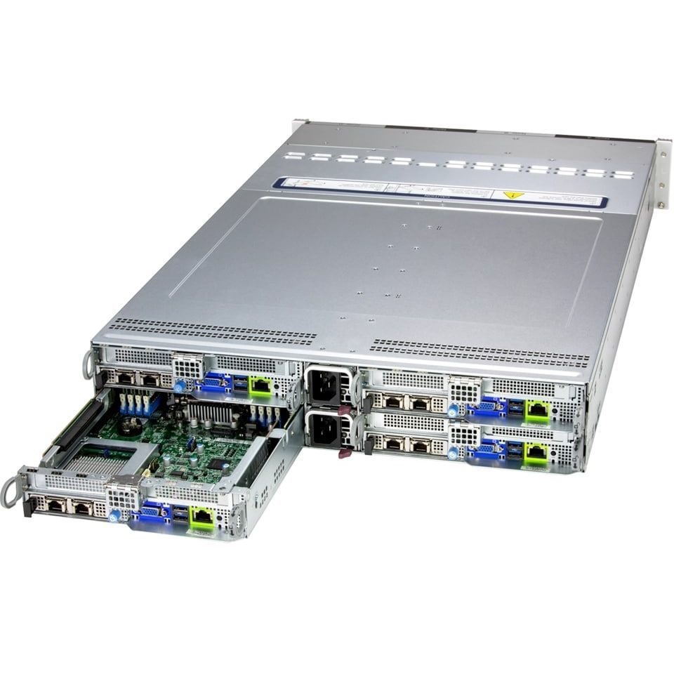 Video server - SYS-222BT-HNC8R - SUPERMICRO - network / 2U / Intel® Xeon