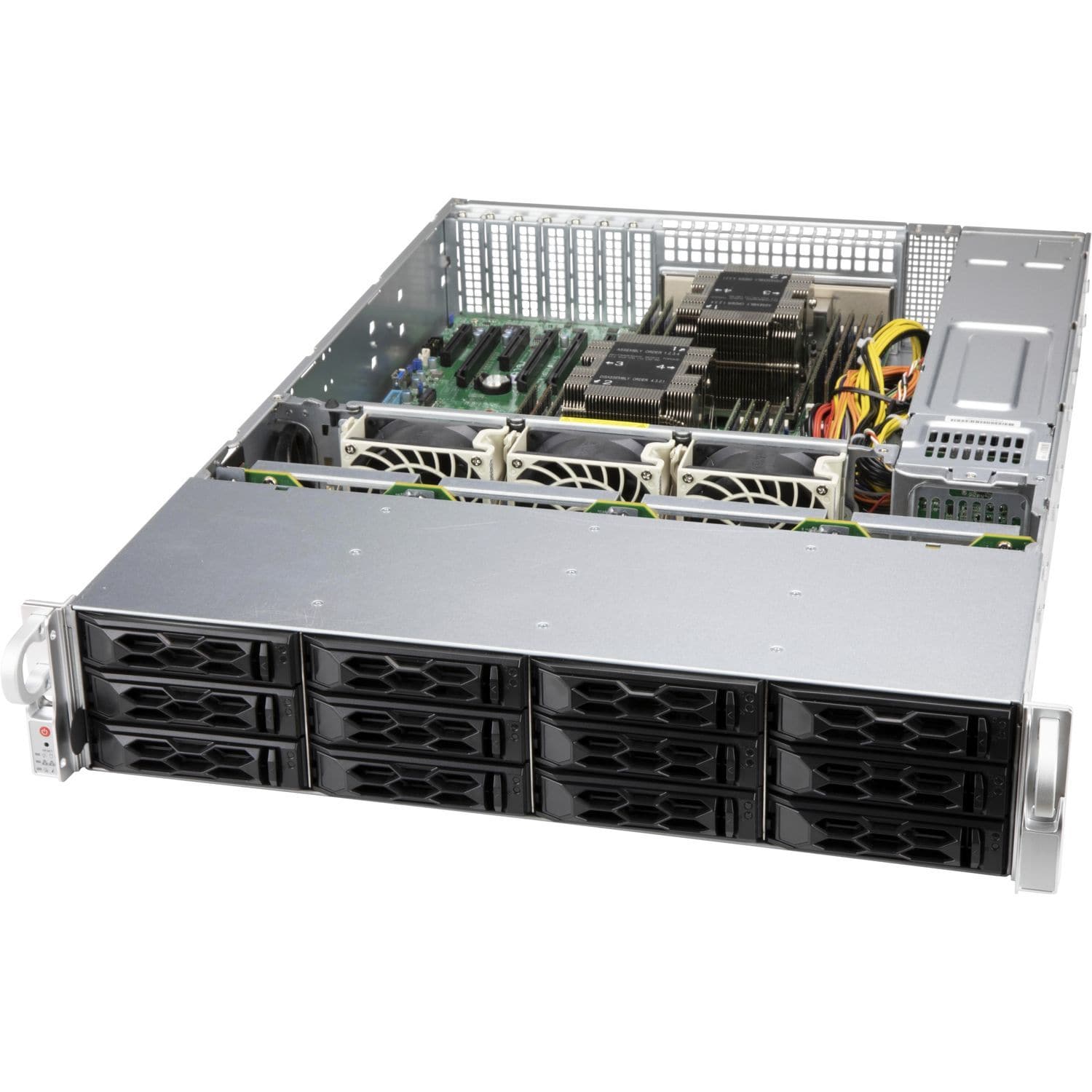 Rack-mount chassis - LA26E1C4-R609LP - SUPERMICRO - 2U / backplane ...