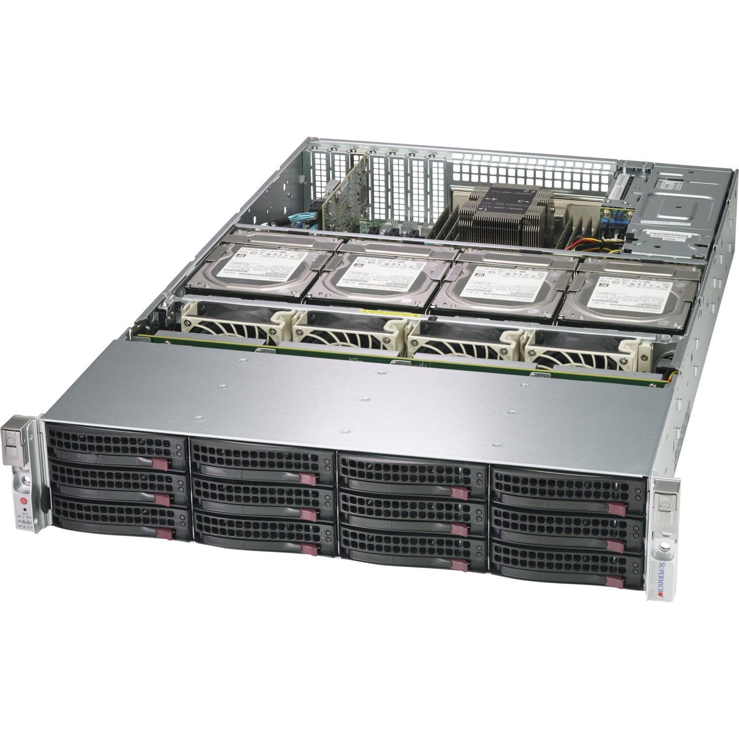 Rack-mount chassis - 829HE1C4-R1K02LPB - SUPERMICRO - 2U / backplane ...