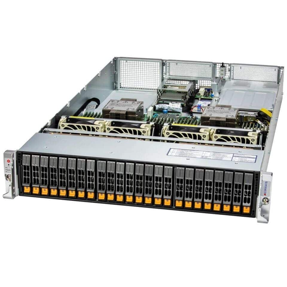 Storage server - SYS-221H-TN24R - SUPERMICRO - RAID / video / network
