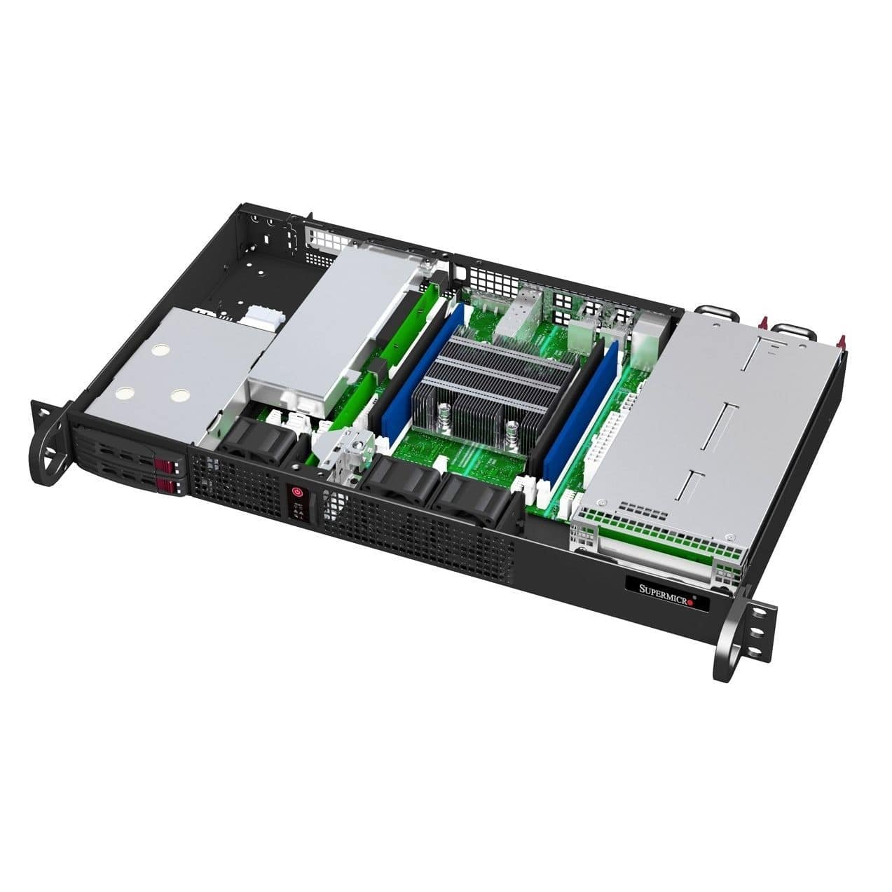 Rack-mount chassis - 506TQC-R301 - SUPERMICRO - 2U / backplane / 4 ...