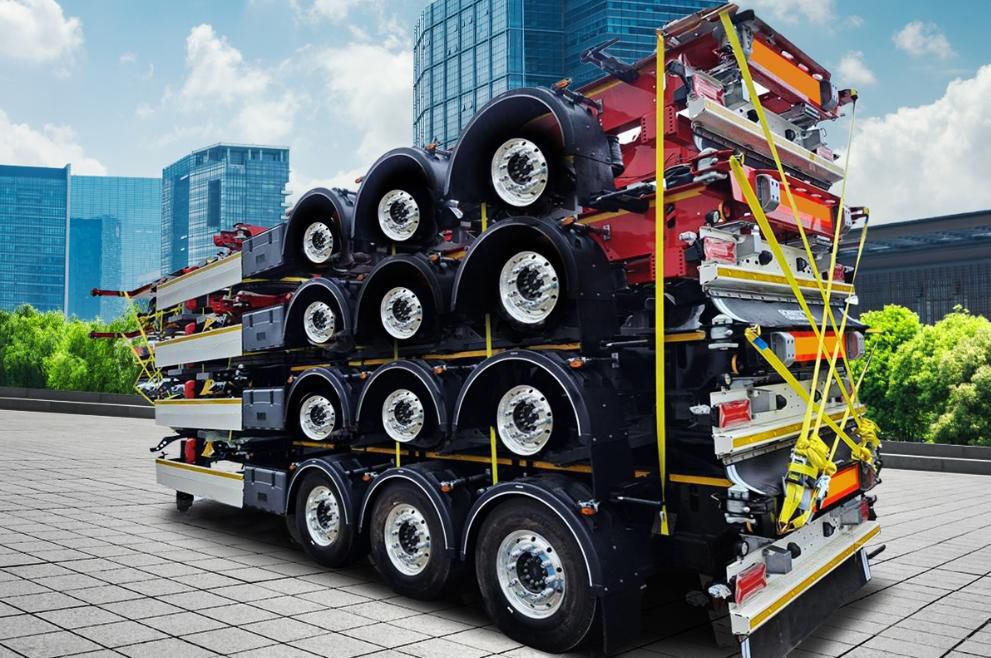 Tracked carrier - RN Auto Industry - wheeled / lifting / for containers