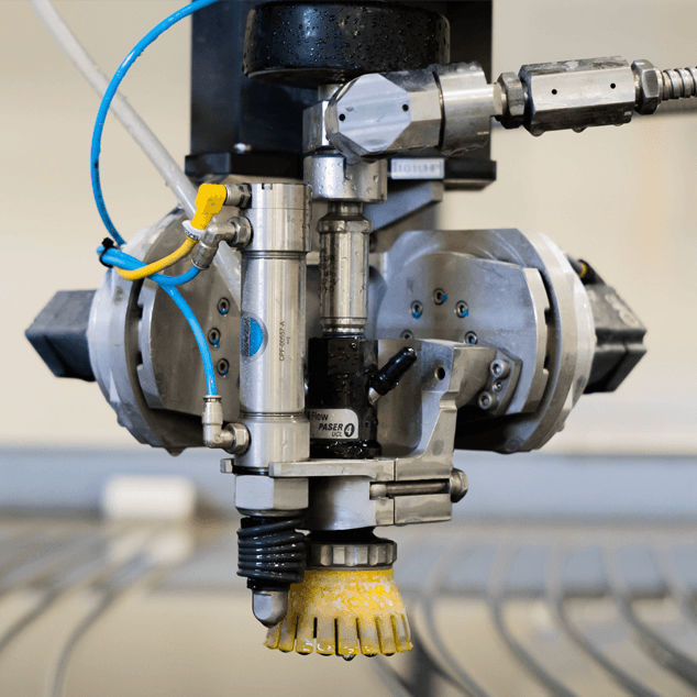 Water-jet cutting head - Dynamic Waterjet® - Flow Waterjet - 5-axis