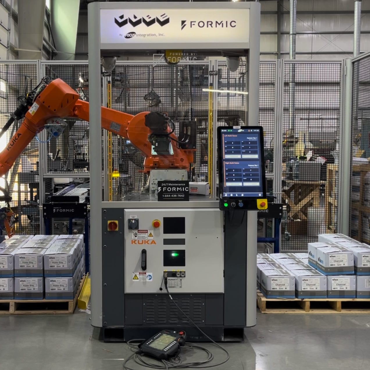 Robotic palletising system - Formic Technologies - handling / for ...