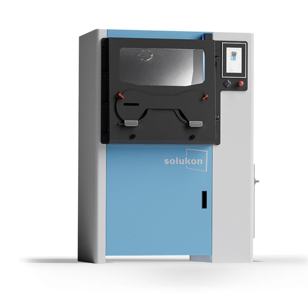 Automated depowdering system - SFM‑AT350/-E - Solukon - inert gas ...